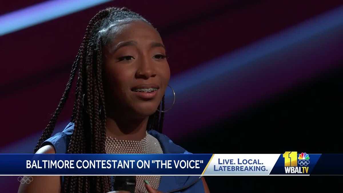 Baltimore contestant stands out on 'The Voice'