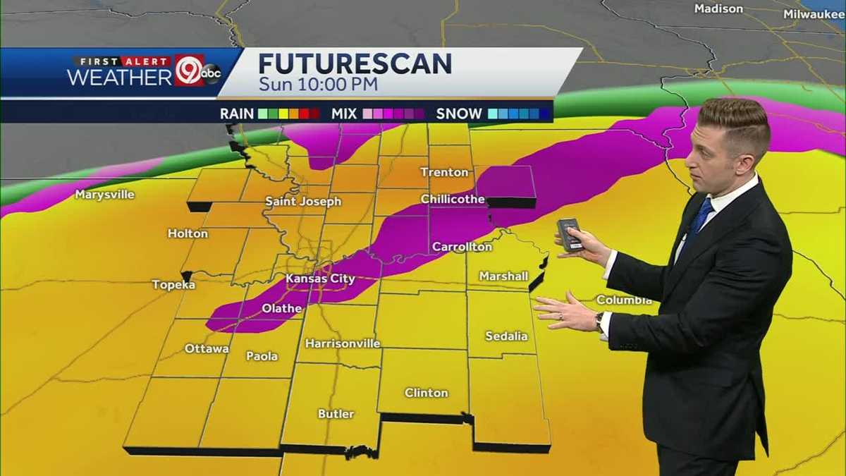 Temperatures will struggle to reach 40 degrees Wednesday