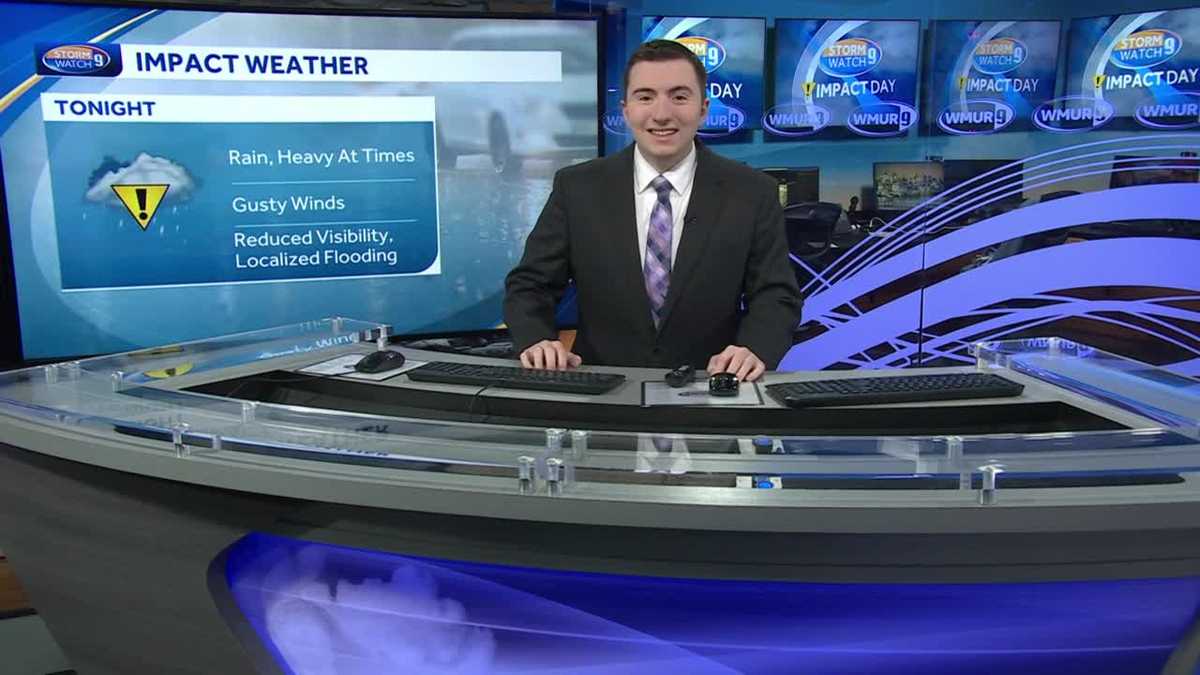 Video: Downpours and heavy winds