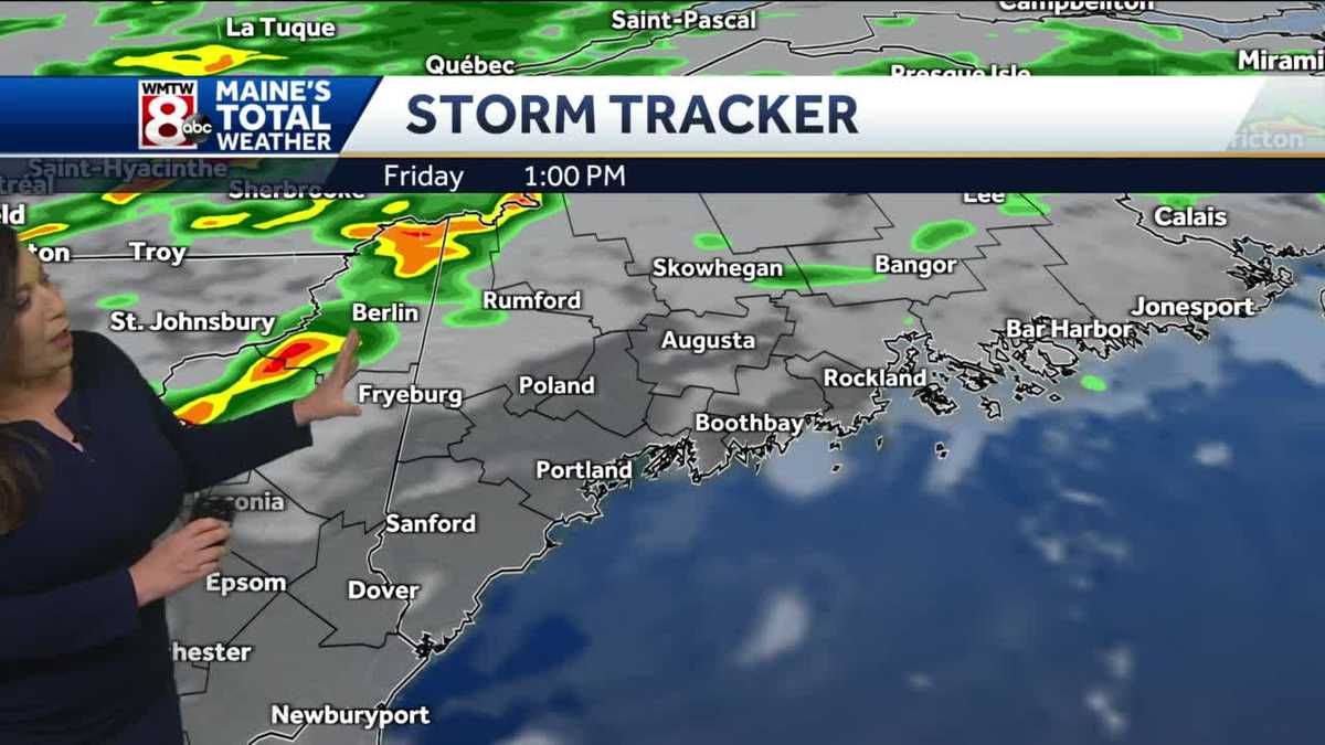 Tracking severe thunderstorms, gusty wind and downpours