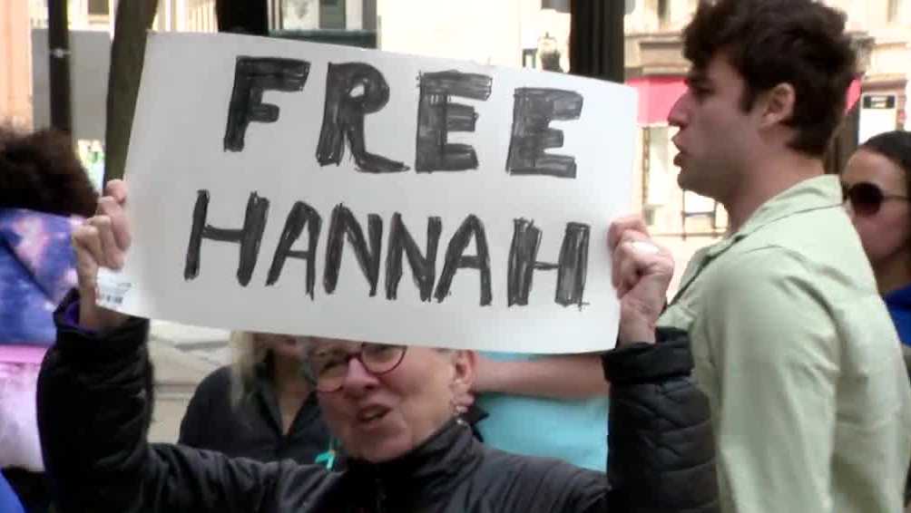 Judge's arrest sparks protests in downtown Milwaukee