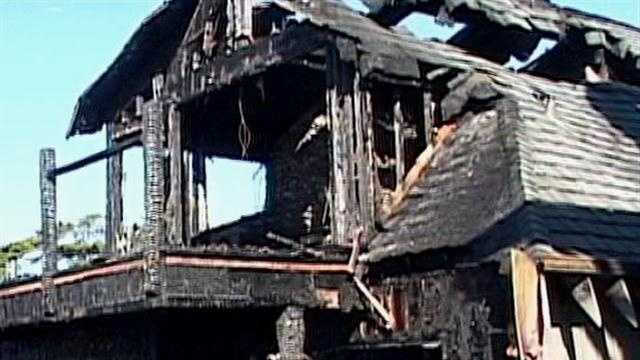 VIDEO: Live Oak beach house fire suspicious