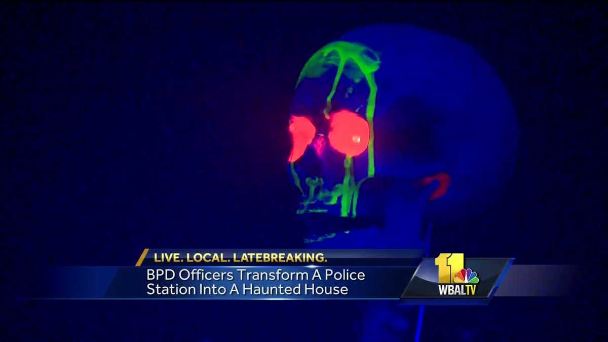 Police station transformed into haunted house