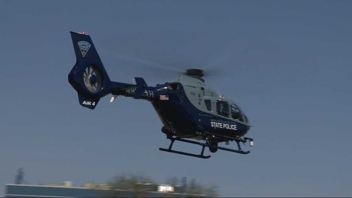 Massachusetts State police Air Wing prepares for Marathon Monday