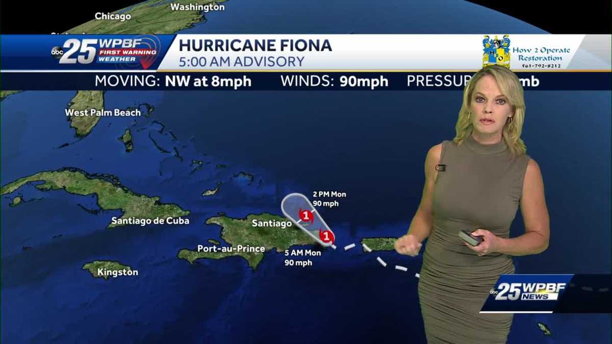 Hurricane Fiona update, more rain in South Florida