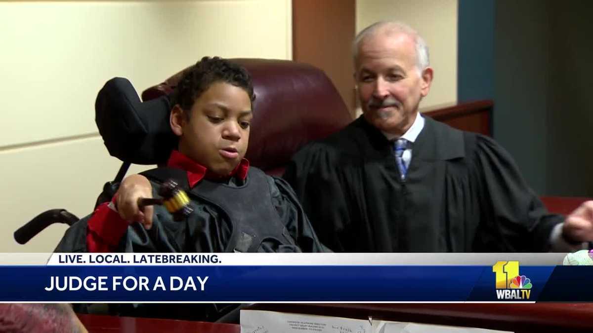 16-year-old's wish granted: Judge for a day