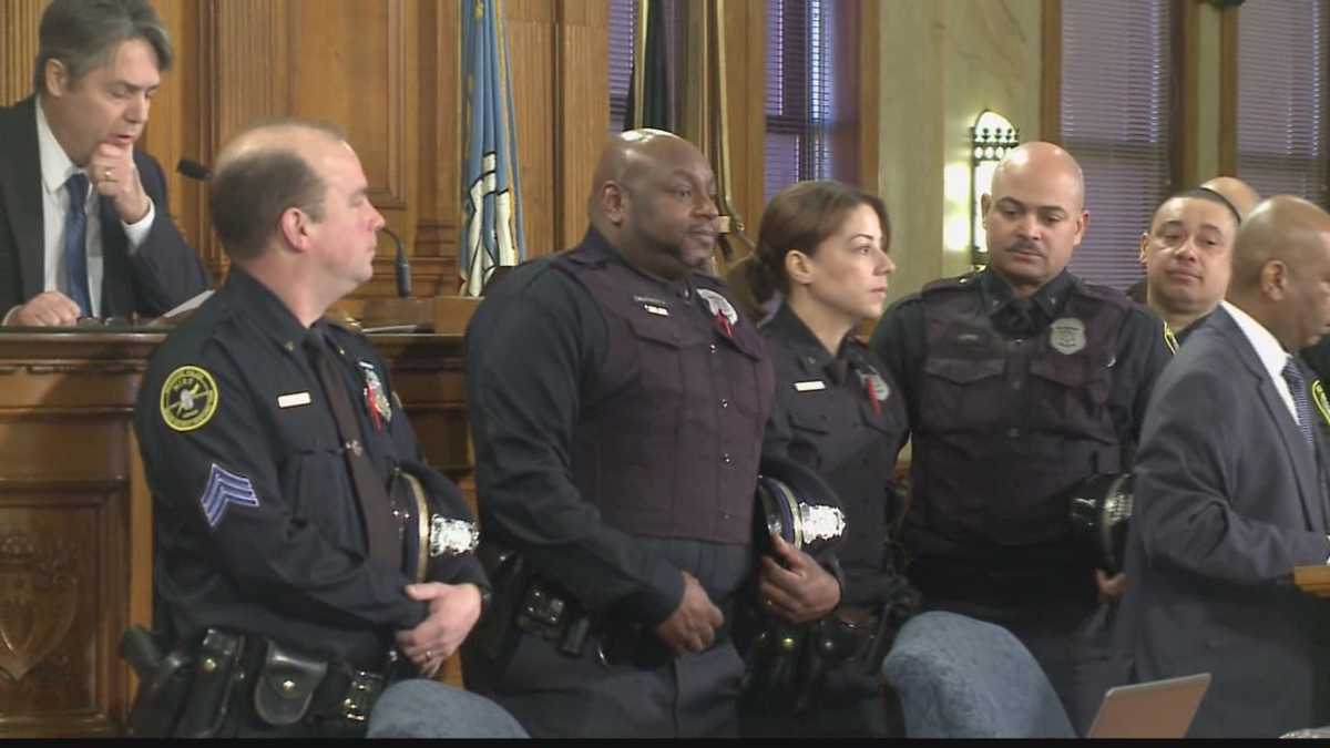 Several MPD officers recognized as heroes