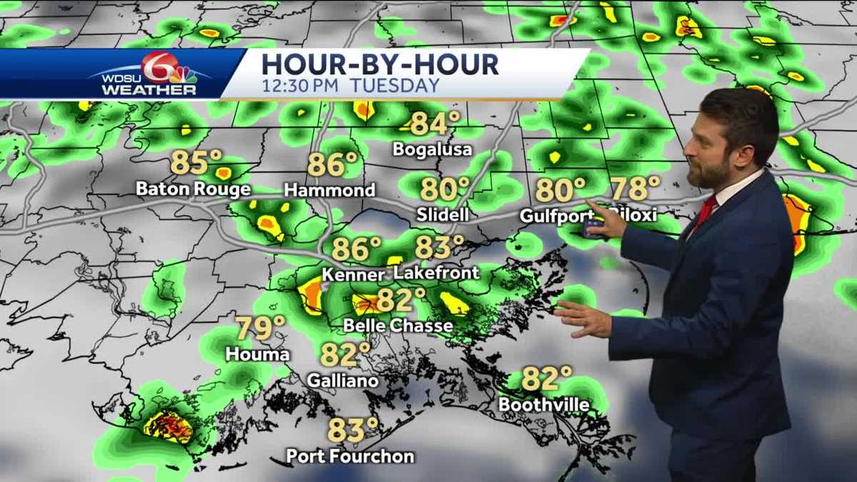 Locally heavy rain possible Tuesday