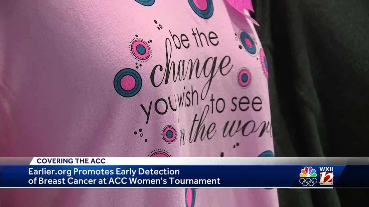 "Earlier.org" spreads breast cancer awareness at ACC tournament
