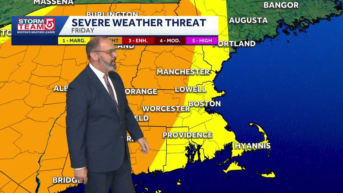 Video: Isolated storms possible today