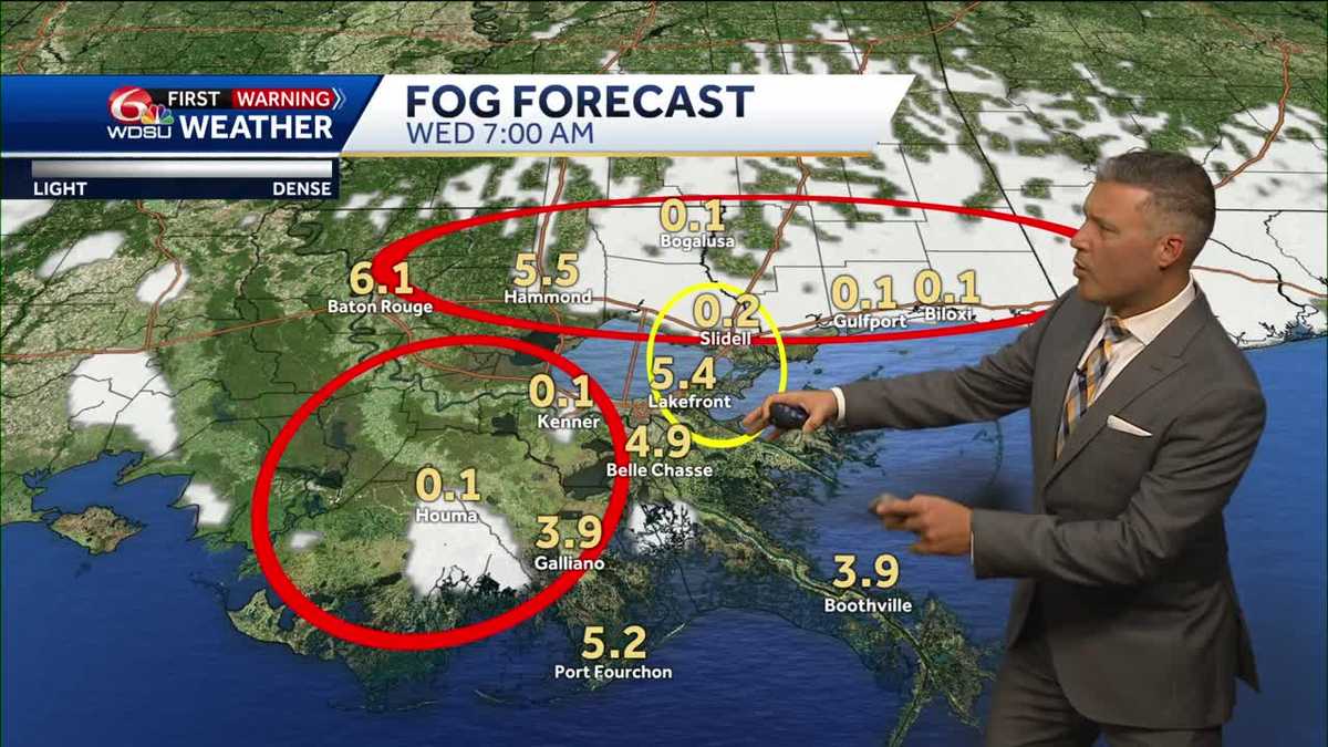 New Orleans forecast dense fog advisory fog smoke fog super fog