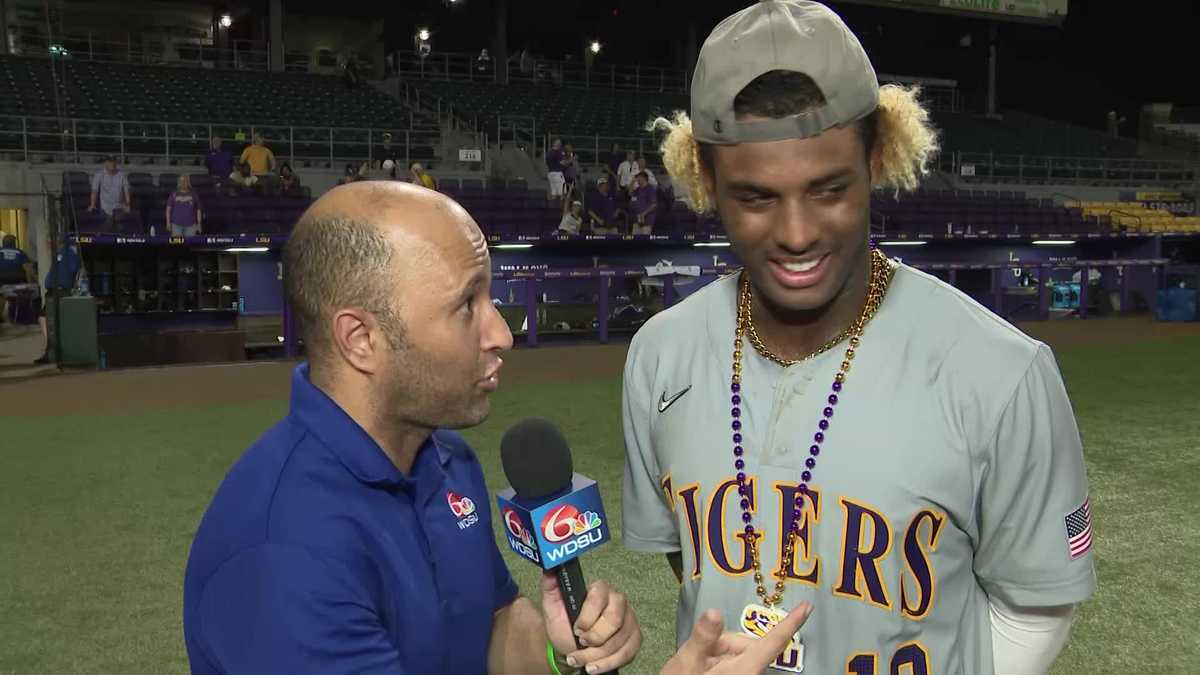 LSU College World Series Sharief Ishaq Tre' Morgan