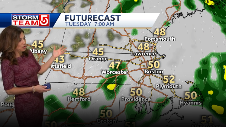 Video: Rain Monday night, Tuesday morning