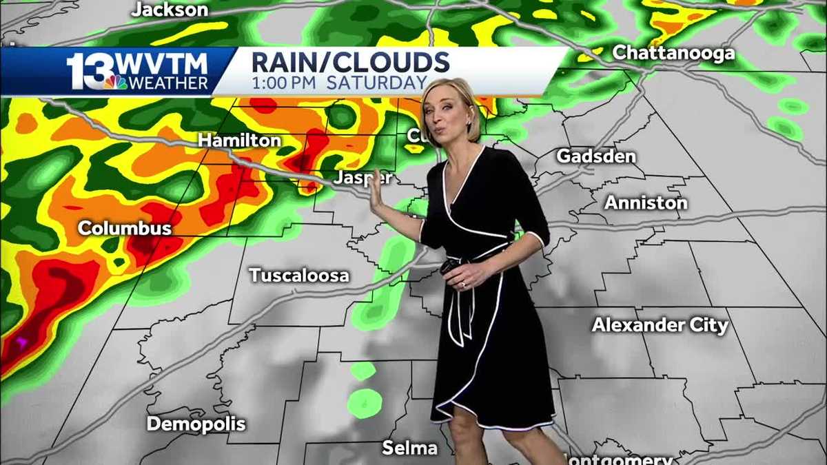 Heavy rain and severe storms expected on Saturday