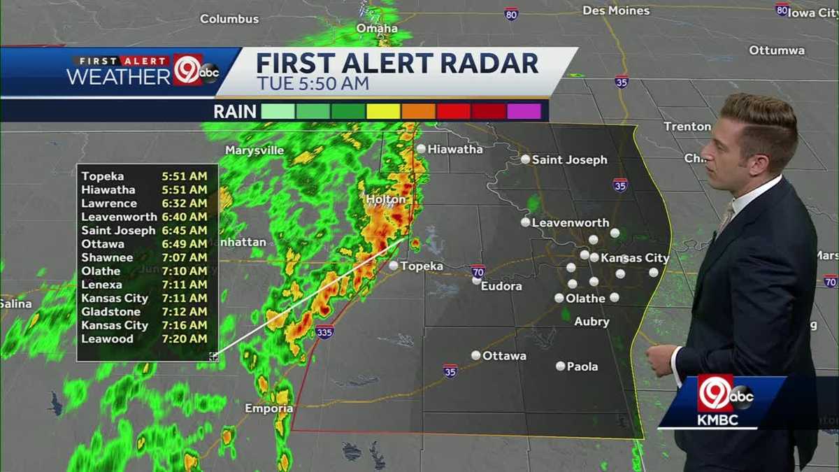 Rain possible Tuesday morning, steamy afternoon ahead