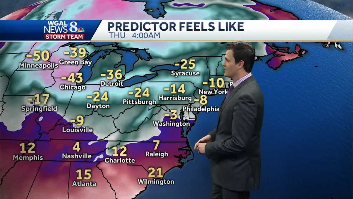 Chances for snow this week, bitter cold to follow