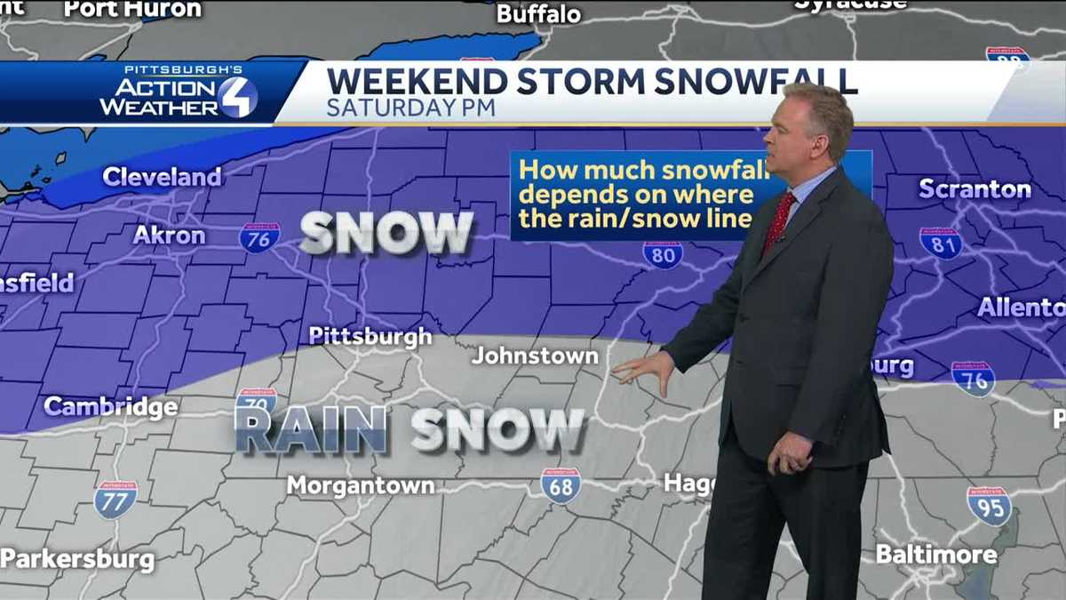Forecast: Snow showers move in Wednesday