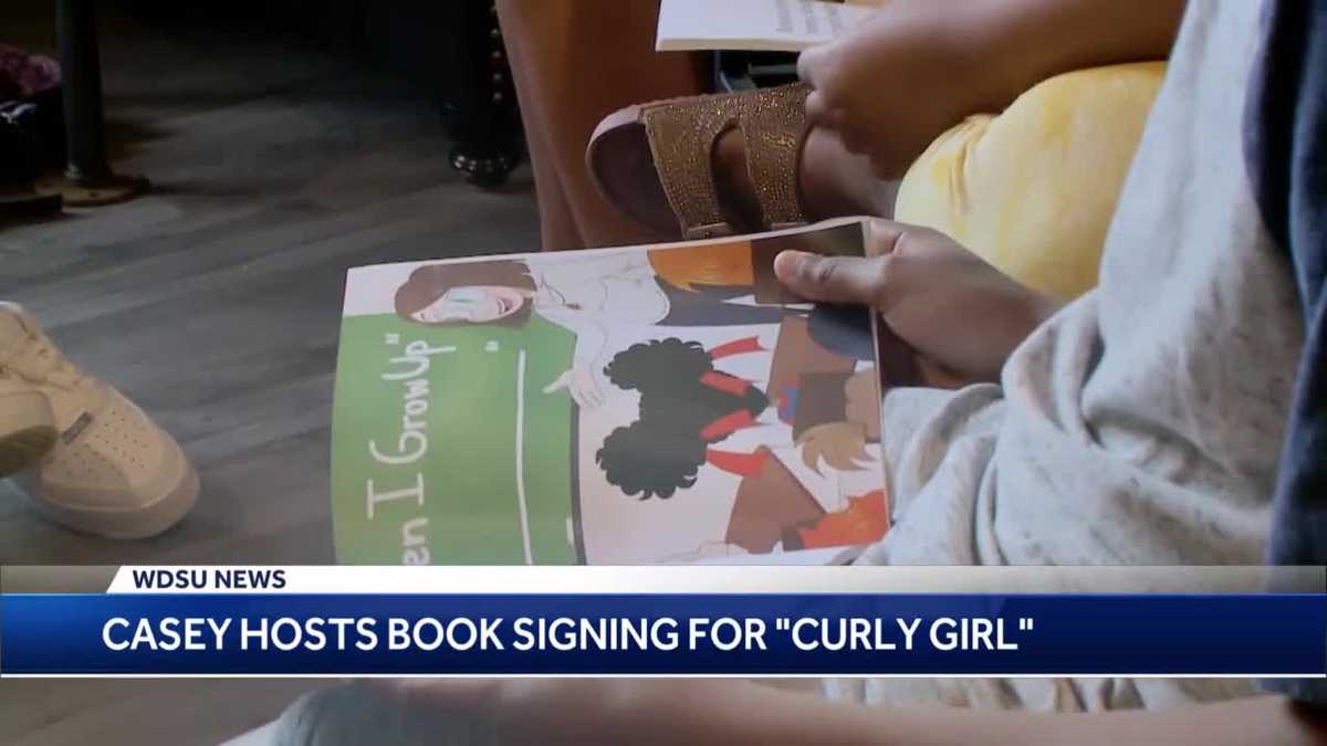 WDSU's Casey Ferrand holds book signing for release of 'Curly Girl'