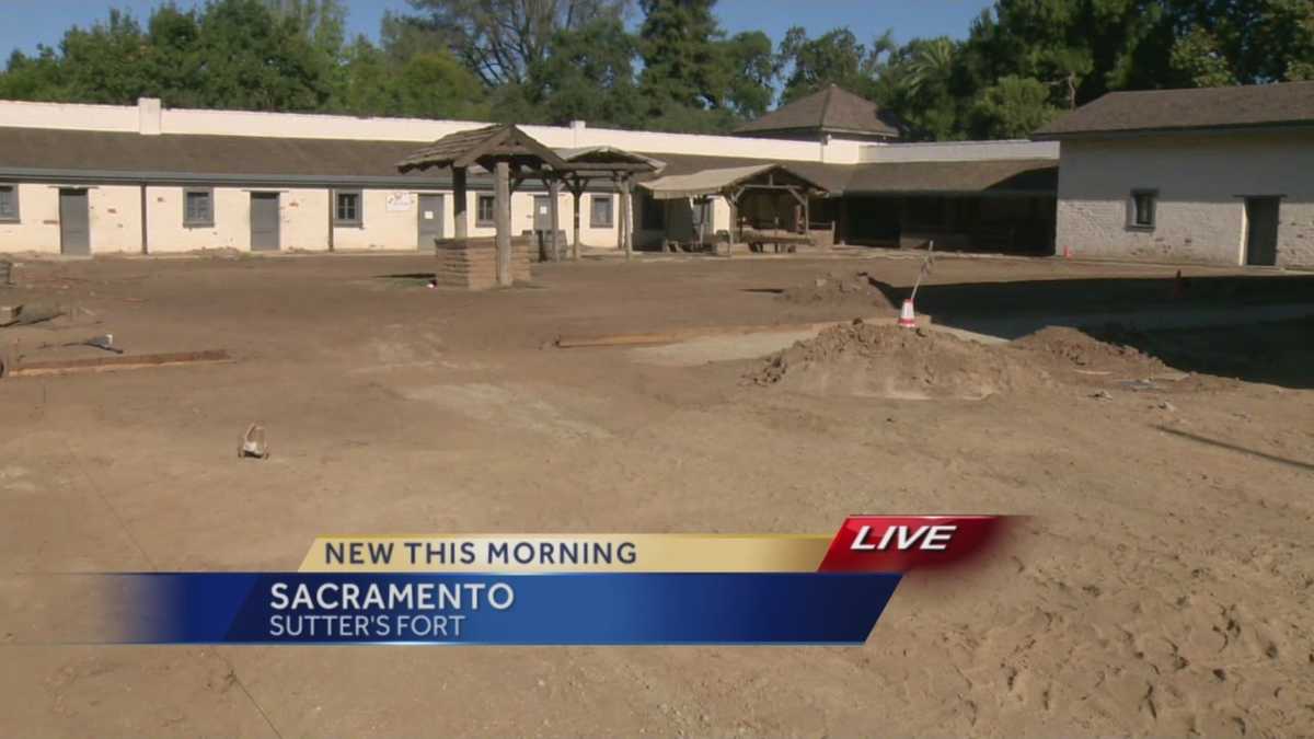 After month of restoration work, Sutter's Fort reopens