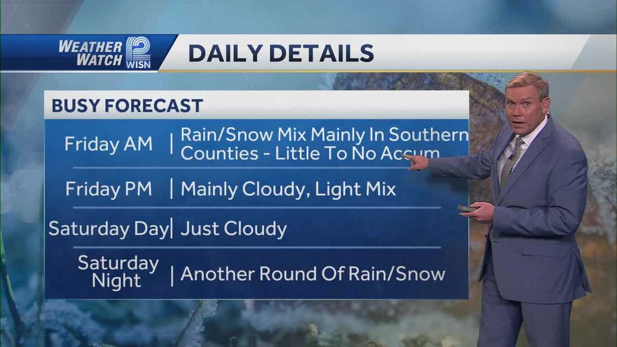 Weather: Rounds Of Wintry Mix