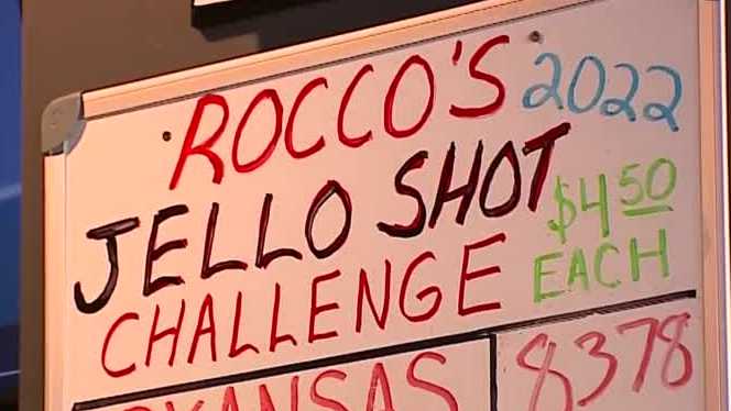 Omaha Roccos Jell O Shot Challenge For College World Series