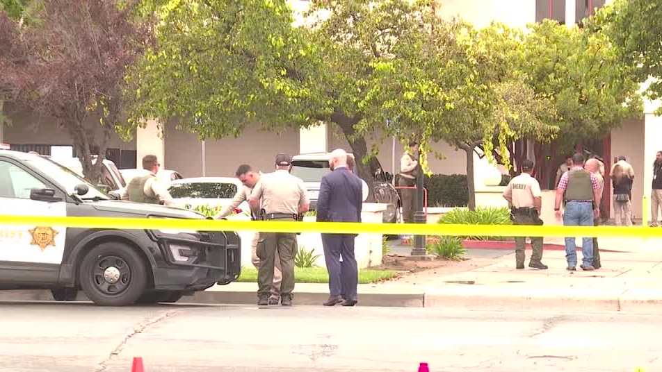 Suspect is detained after an explosion at a California courthouse ...