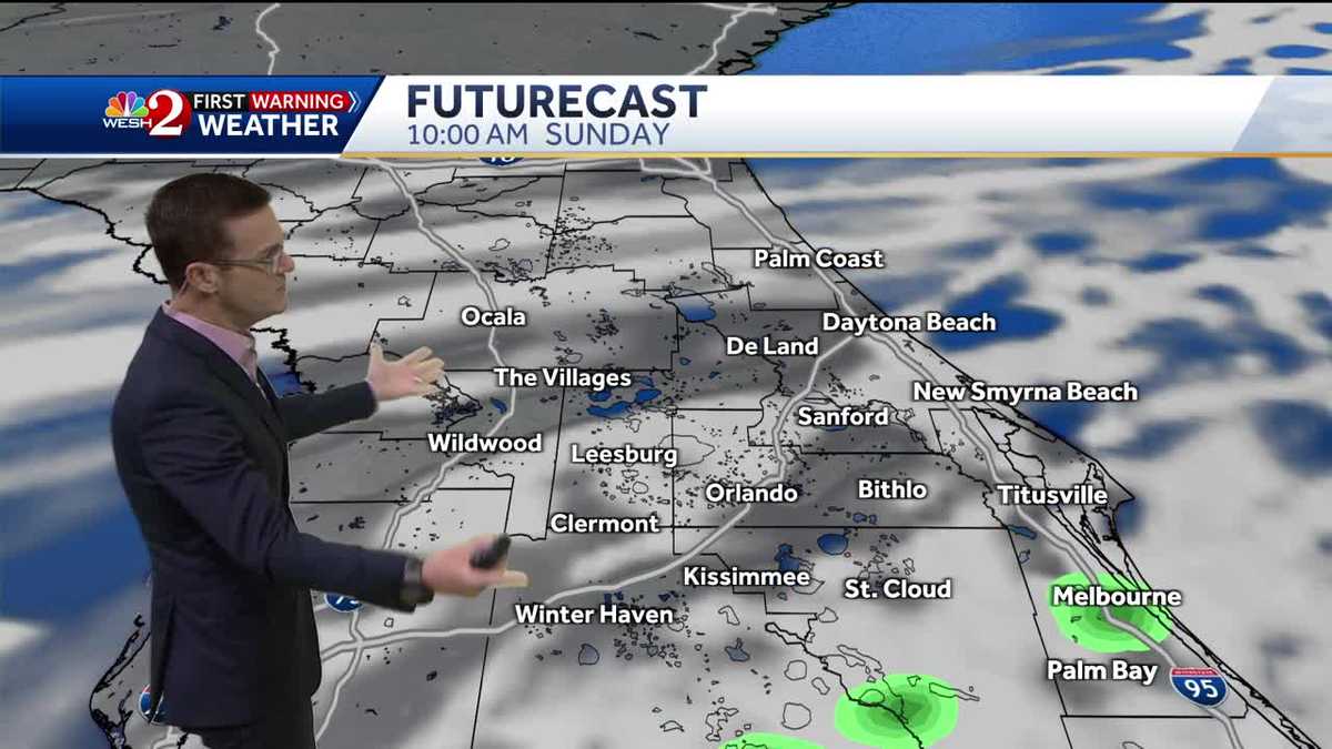 Cooler temps today, but strong storms are right around the corner.