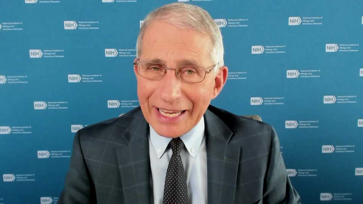 Dr. Fauci recommends 'uniform wearing of masks'