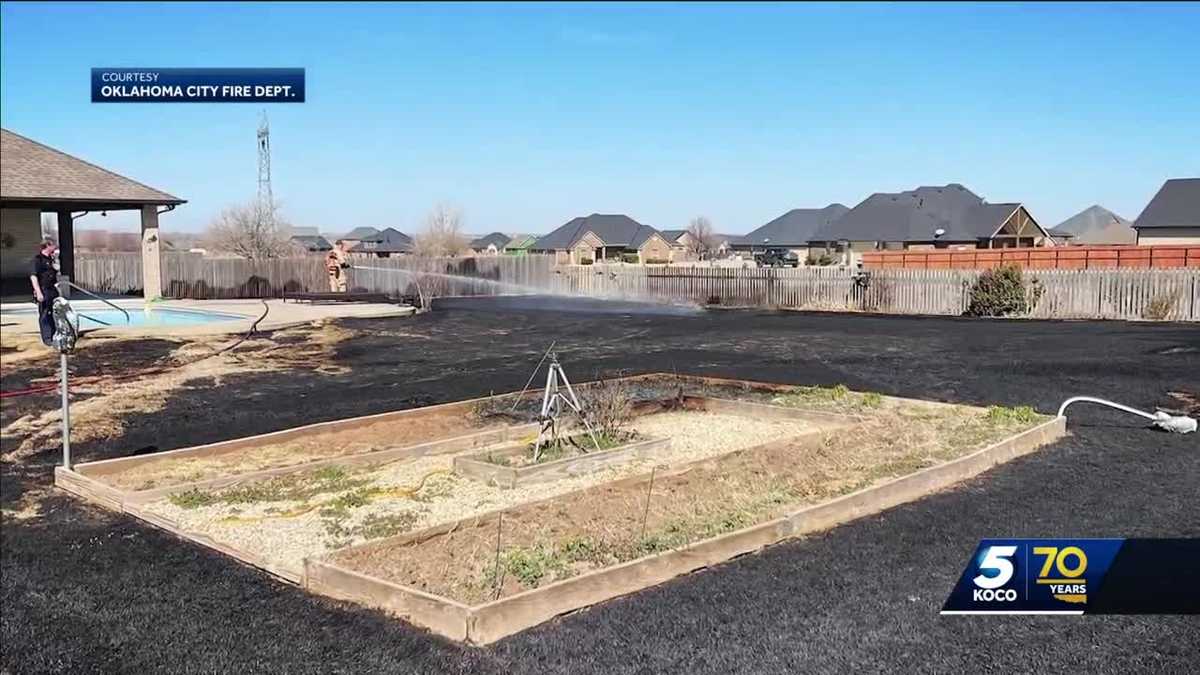 OKC fire starts with resident trying to get rid of gophers