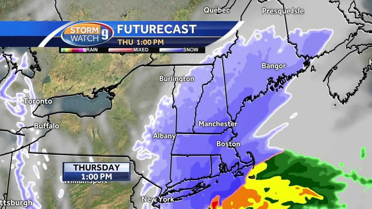 Snowfall rates of up to 3 inches per hour likely