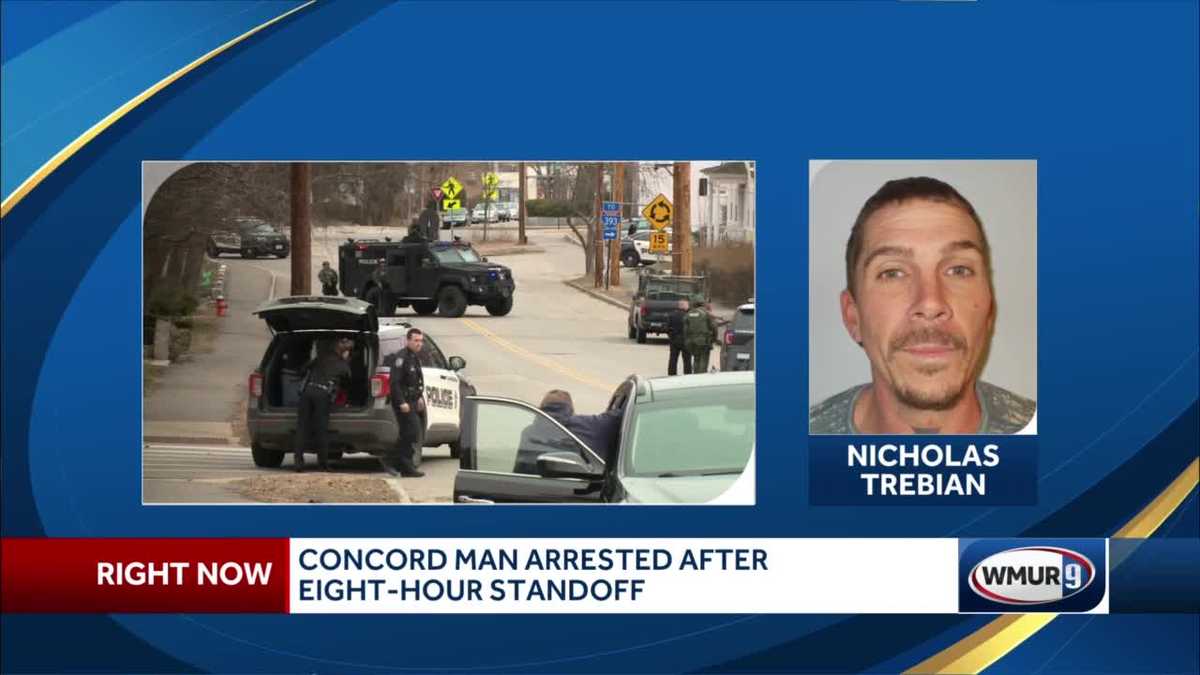Concord police arrest man after 8-hour standoff