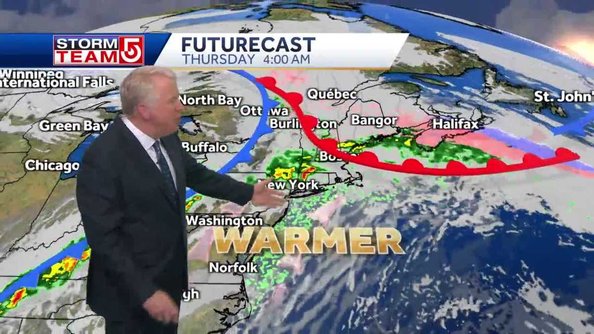 Video: Chilly Wednesday; Turning mild with rain Thursday