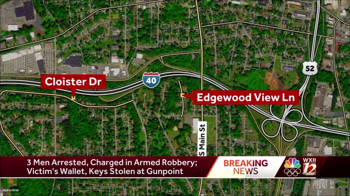 Three Men Charged In Armed Robbery In Winston Salem