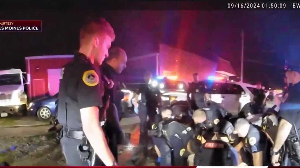 Iowa crime: DMPD releases bodycam video of Sept. 16 fatal shooting