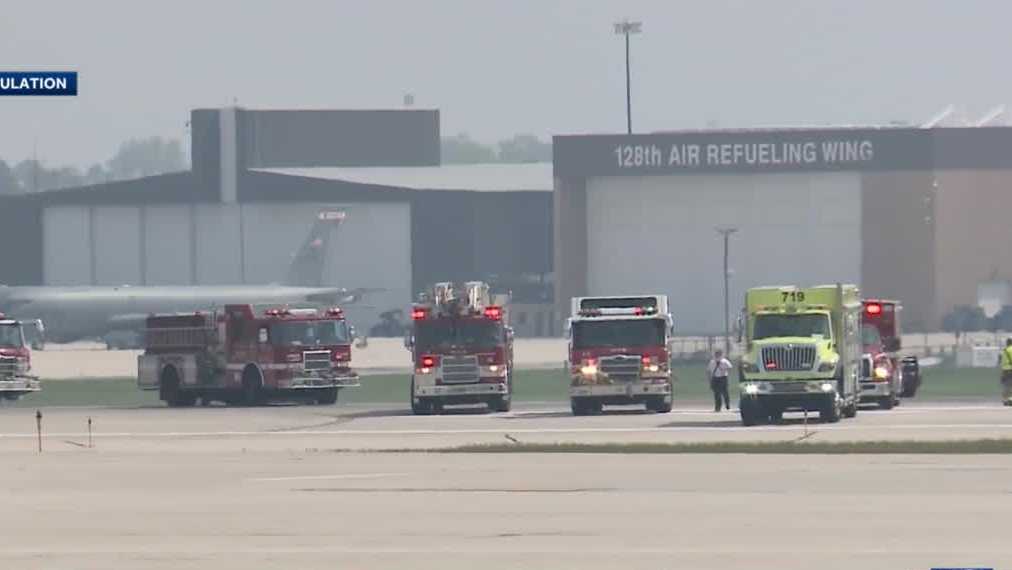 First responders hone skills with airport drill