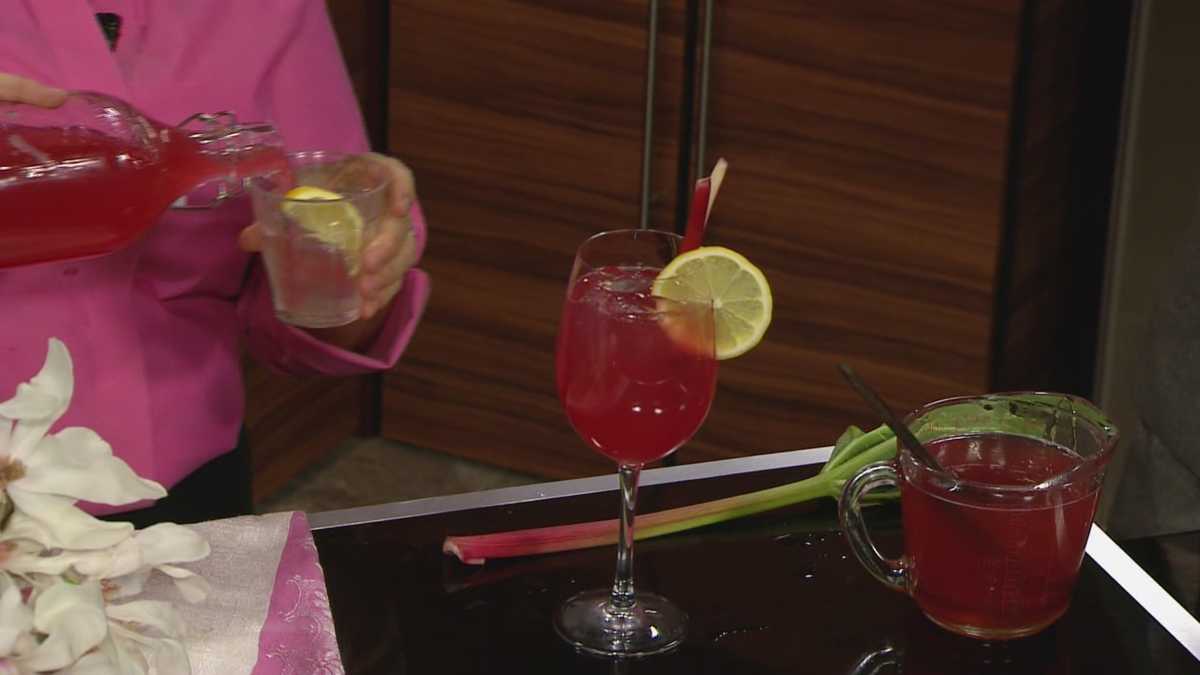 Ruby rhubarb refresher