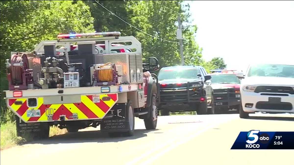Husband dies after gas can catches couple on fire in Noble