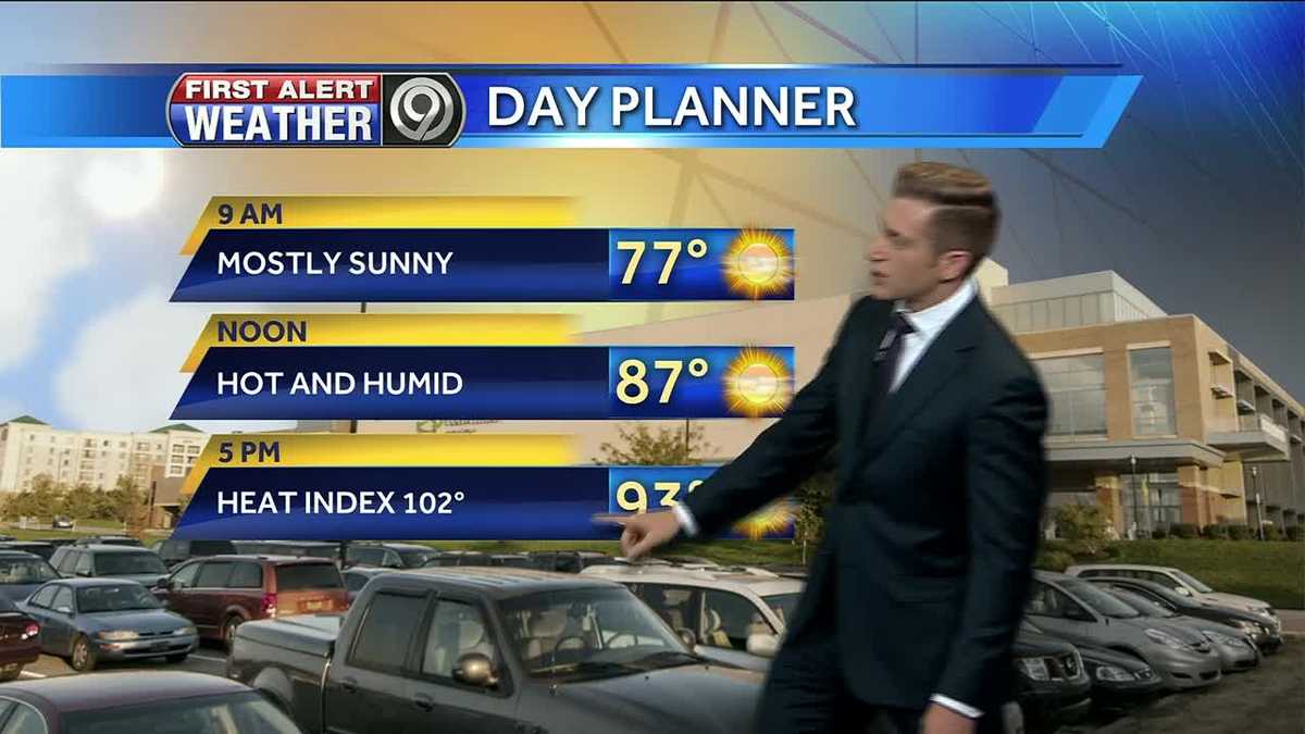 First Alert: Hot, humid for your Tuesday