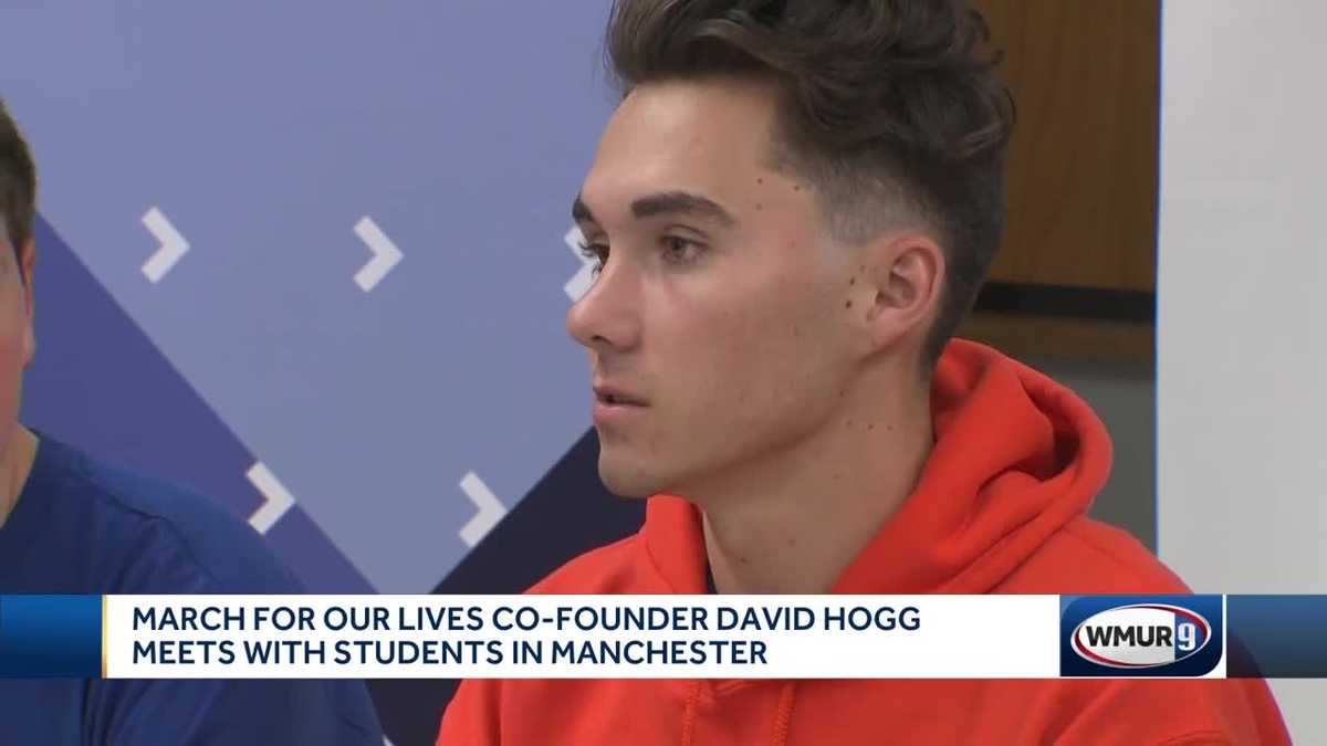 NH students meet with David Hogg