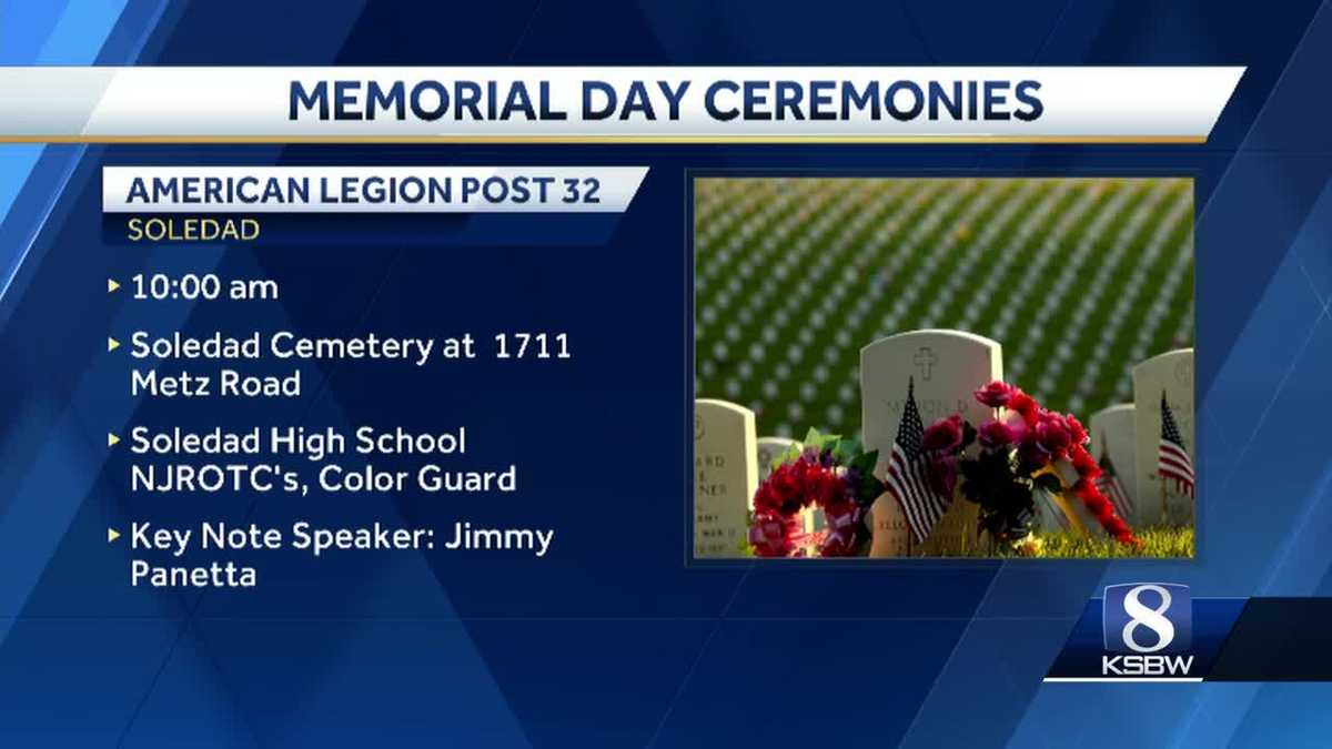 Memorial Day Ceremonies