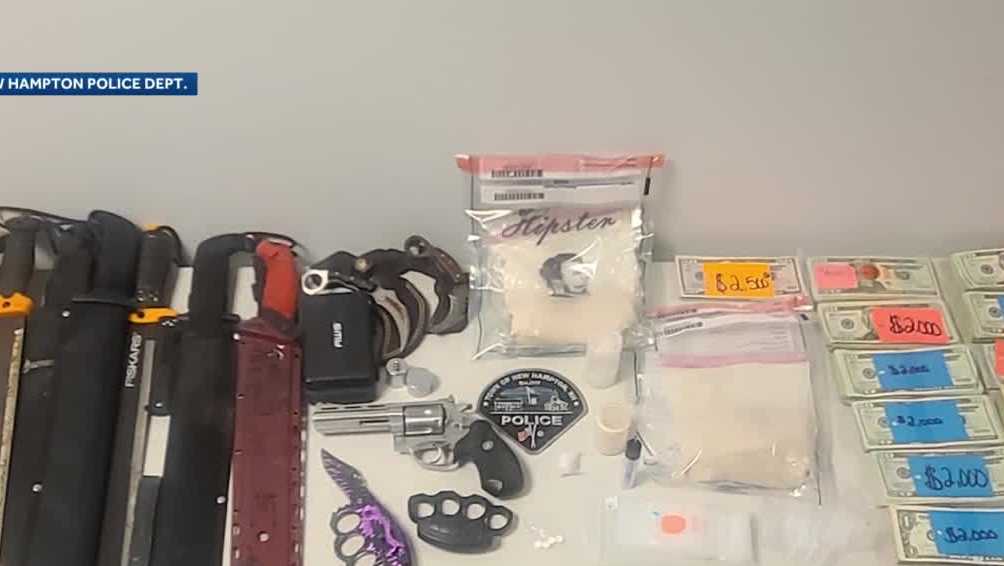 Drugs, cash found in NH woman's home, police say