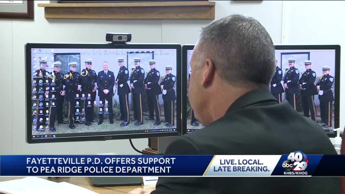 Fayetteville police chief offers support to Pea Ridge PD