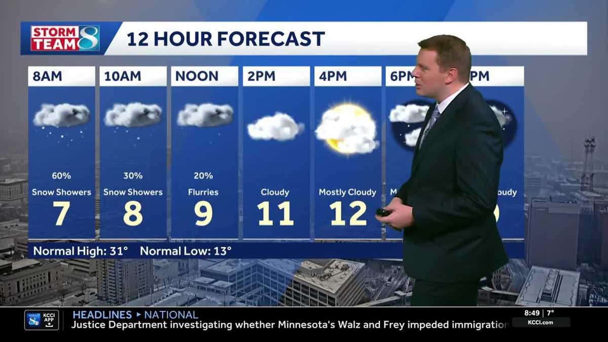 Iowa Weather: Snow, Wind Chill & Advisories for Sunday & Monday - News ...