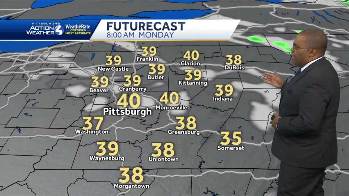 Cool start and finish for Monday
