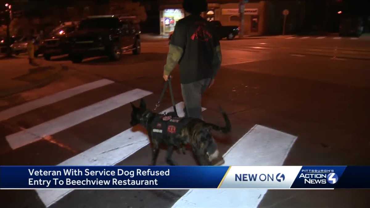 Veteran with service dog refused entry to Pittsburgh restaurant