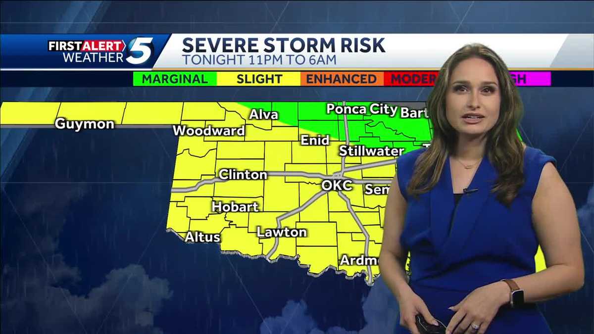 Severe risk overnight