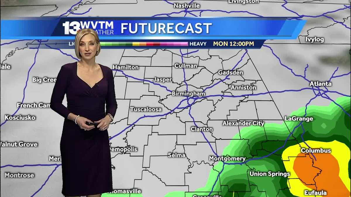 Stephanie Walker's Monday forecast