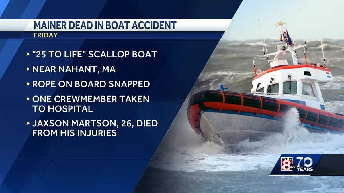 One dead, another injured from rope snap on Maine scallop boat