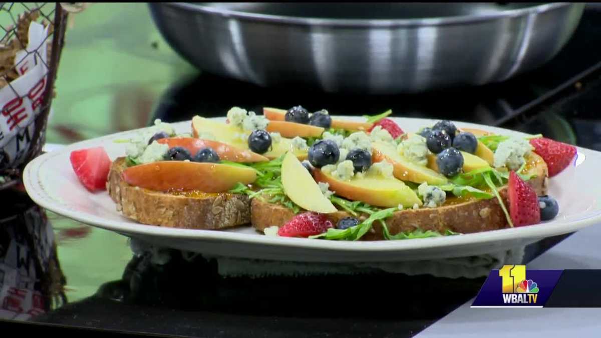 Sunday Brunch: Apple Berry Toast from Iron Rooster
