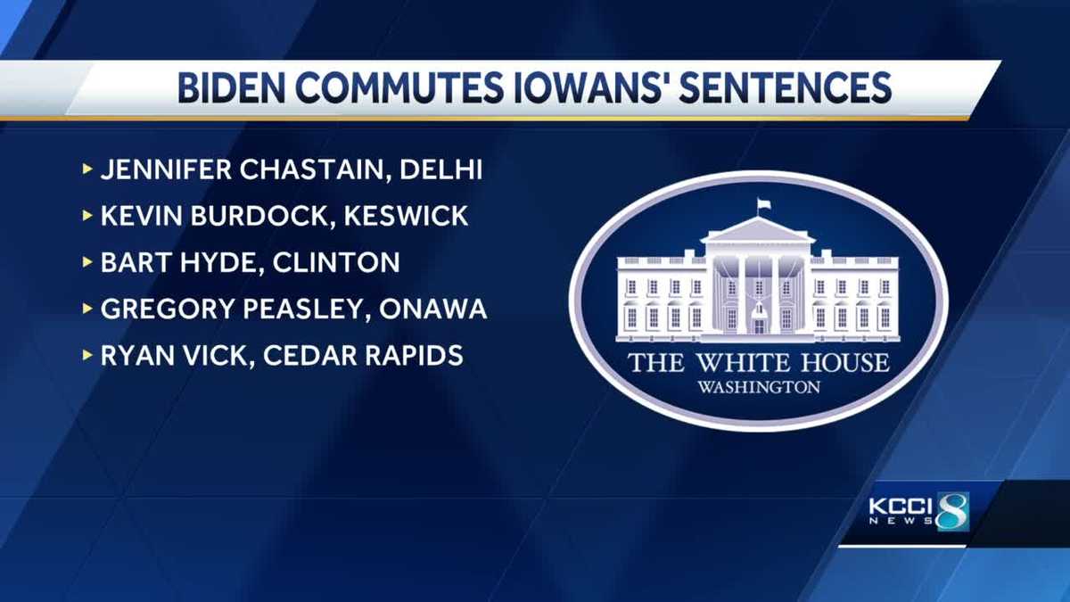 President Biden Commutes Sentences Of 5 Iowans